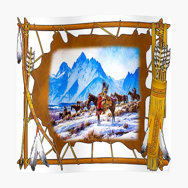 "fwc 7027 native american" Poster for Sale by fwc-usa-company | Redbubble