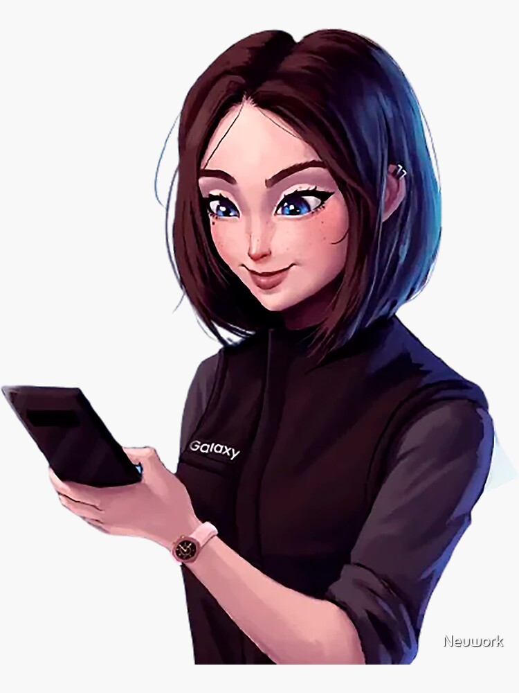 "SAM Samsung Virtual Assistant" Sticker for Sale by Neuwork | Redbubble