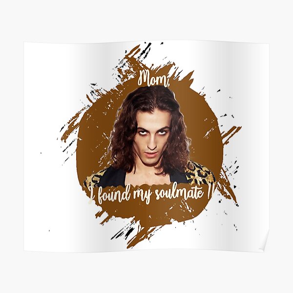 "Maneskin Damiano David " Poster by prettyfemme | Redbubble