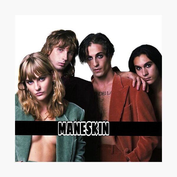 "Maneskin" Photographic Print for Sale by Naniko16 | Redbubble