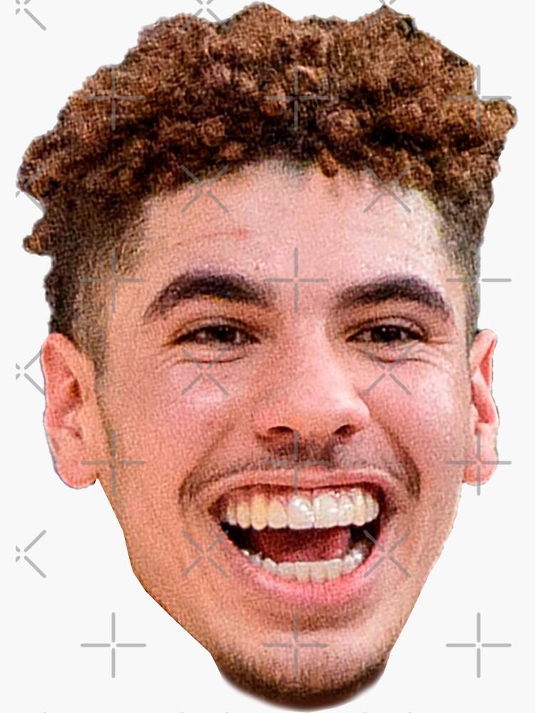 "LaMelo Ball Face" Sticker for Sale by Mandalorian3 | Redbubble