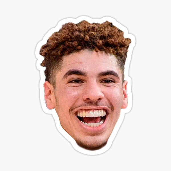 "LaMelo Ball Face" Sticker for Sale by Mandalorian3 | Redbubble