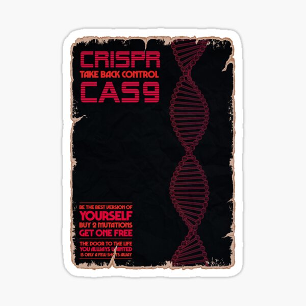 "Crispr-Cas9 vintage Ad" Sticker for Sale by Thomasmoka | Redbubble