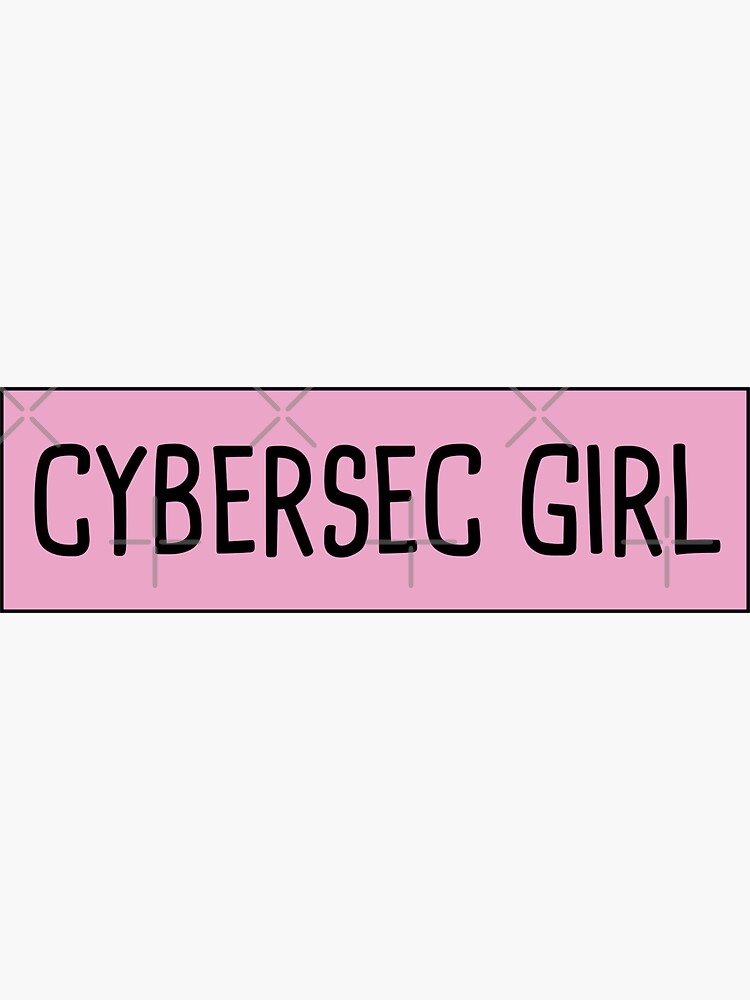 "Cyber Security Girl" Sticker for Sale by orlumbuspirate | Redbubble