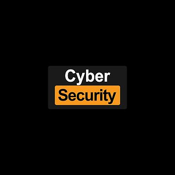 "Cyber Security" Sticker for Sale by orlumbuspirate | Redbubble