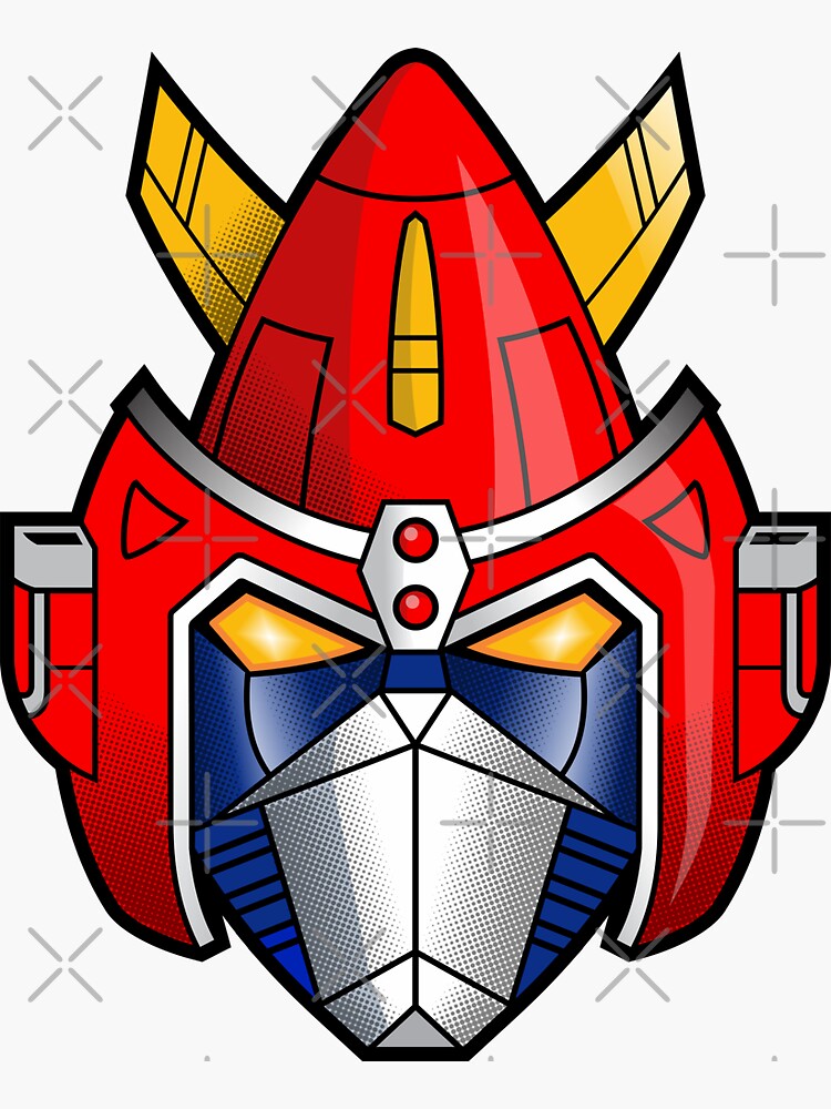 "Voltes V Classic" Sticker for Sale by Fanatiko | Redbubble