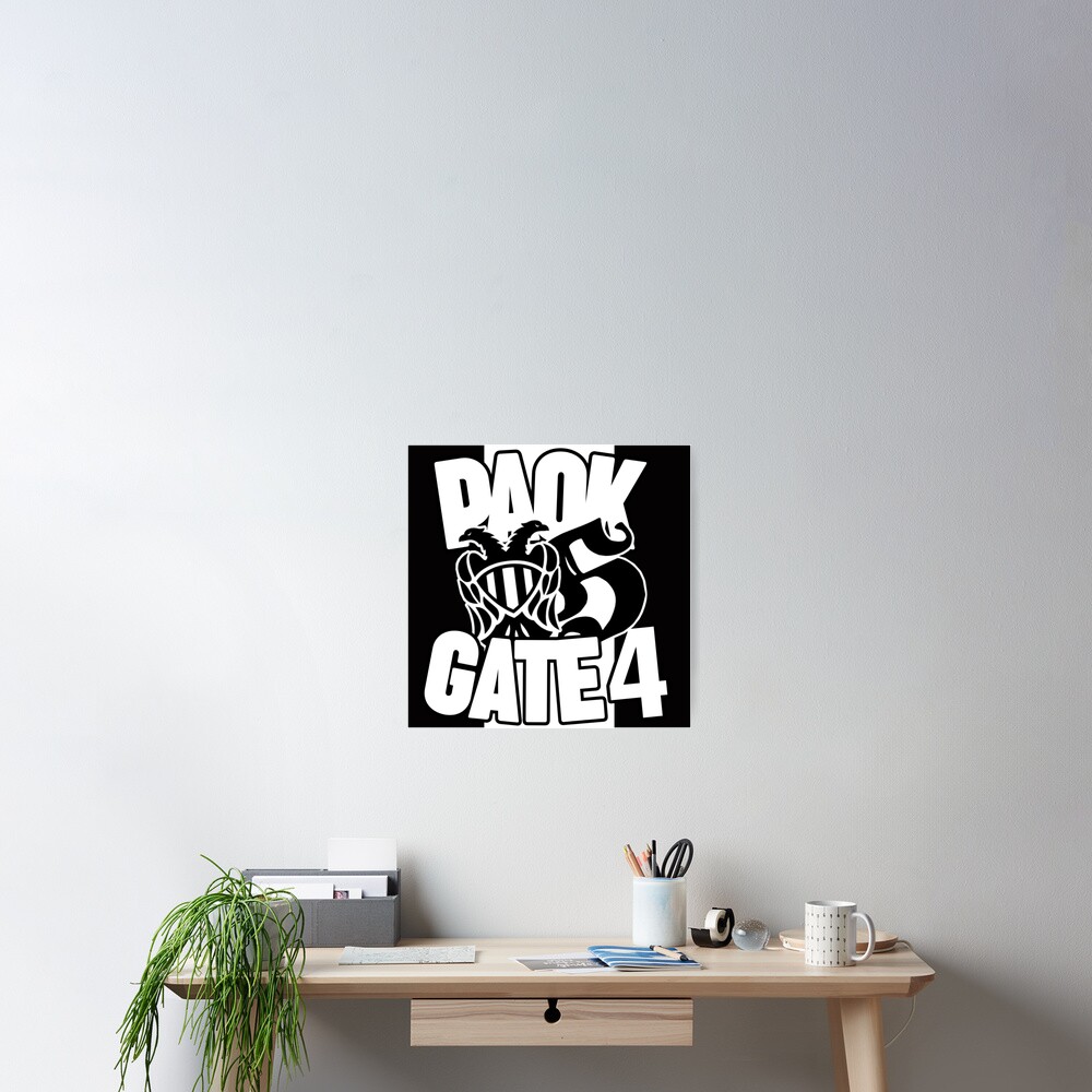 "PAOK GATE 4" Poster for Sale by NicosiaChamps26 | Redbubble