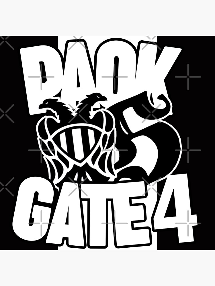 "PAOK GATE 4" Sticker for Sale by NicosiaChamps26 | Redbubble