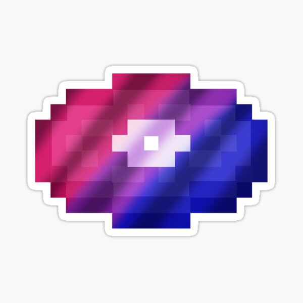 "Bisexual Pride Music Disc" Sticker for Sale by ShireGrown | Redbubble