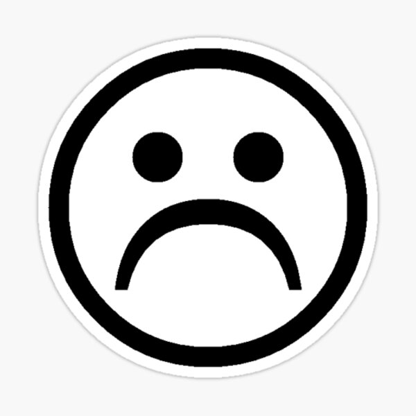 Sad Emoji Stickers Redbubble