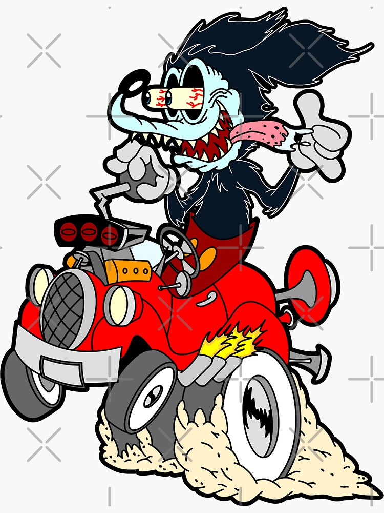 "Mickey Fink " Sticker for Sale by robotghost | Redbubble