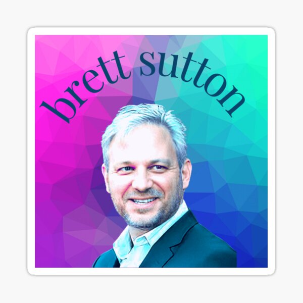 "brett sutton" Sticker for Sale by omarmahmoud887 | Redbubble