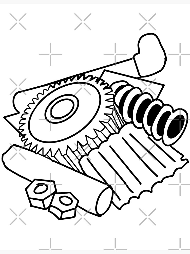 "Rust scrap outline" Poster for Sale by mommaKart | Redbubble