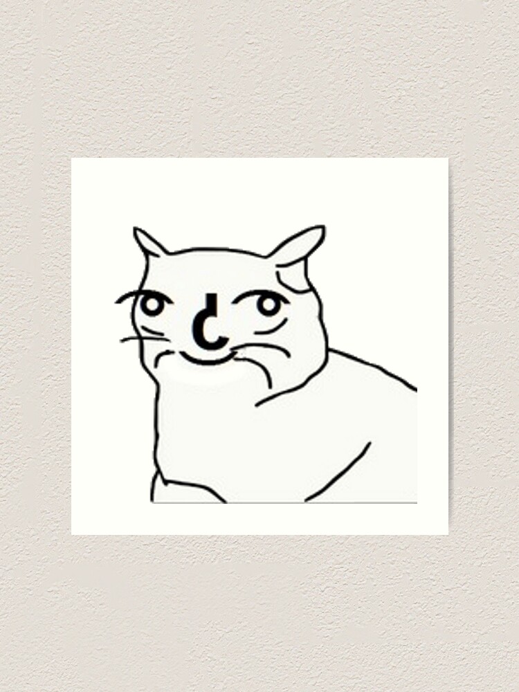 "Lenny Cat" Art Print by Taelss | Redbubble