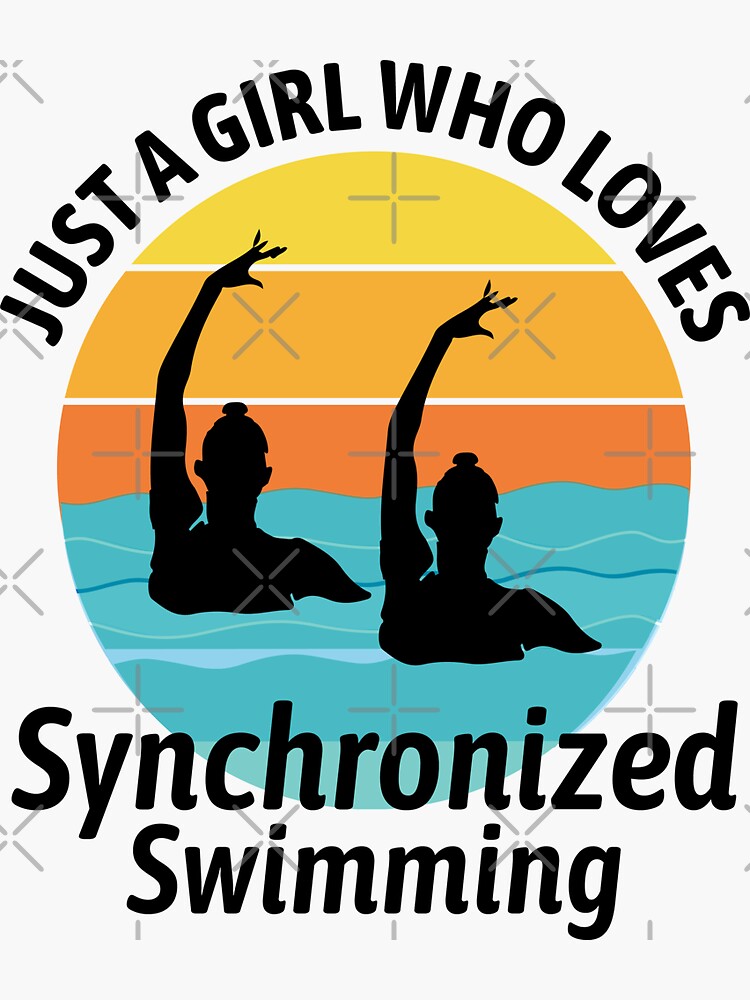 "Synchro Swim Swimmer Synchronized Swimming Girl" Sticker for Sale by ...