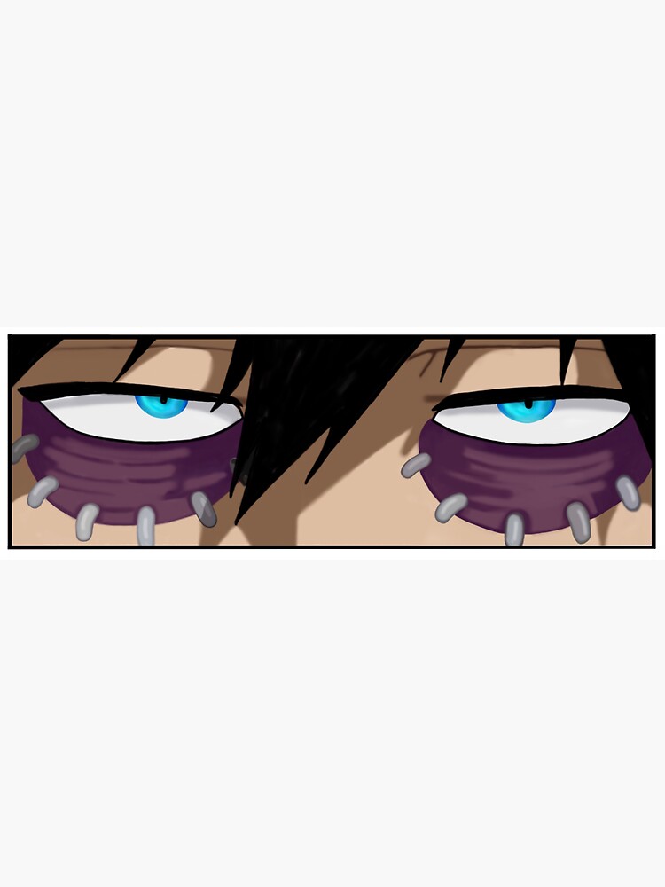 "MHA Dabi Eyes" Sticker by peapod-designs | Redbubble