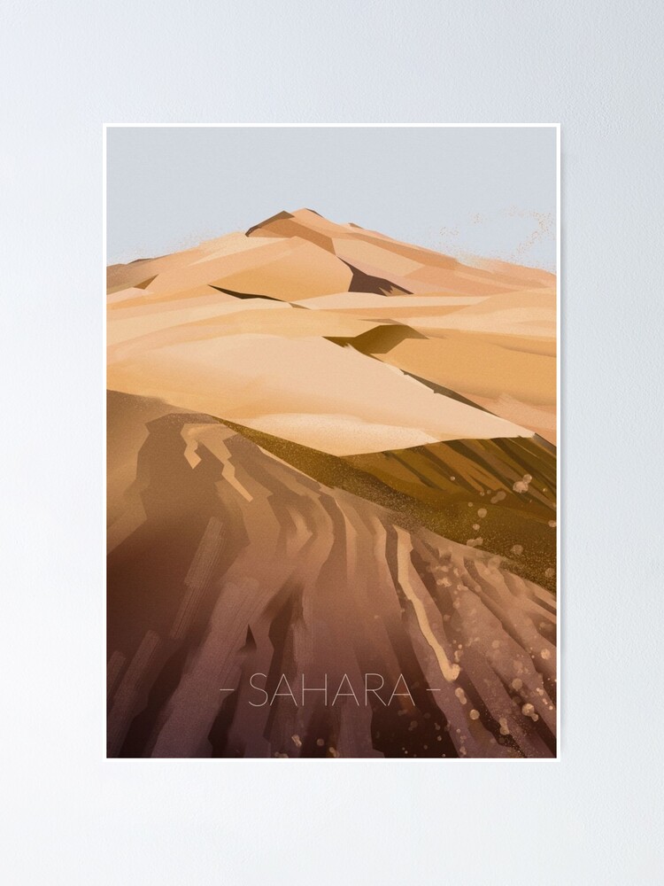 "Sahara" Poster by Julius-Nature | Redbubble