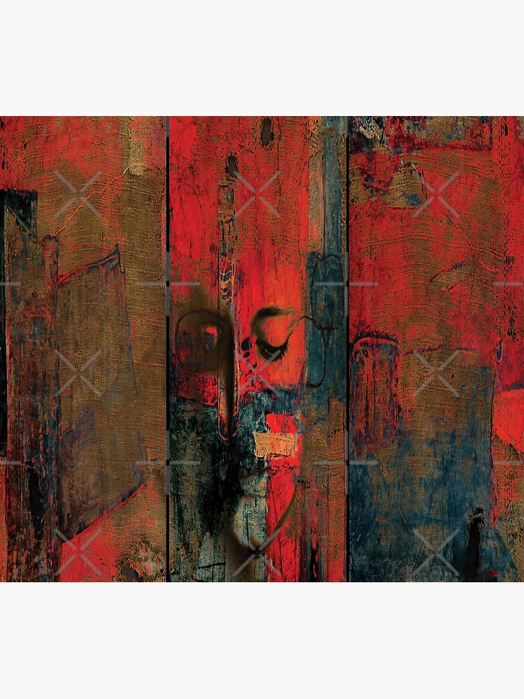 "red wall" Poster by artbyjosesarang | Redbubble