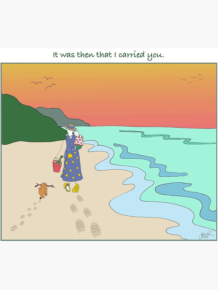 "Connie, Charlie & Scamp at the beach" Art Print for Sale by ...