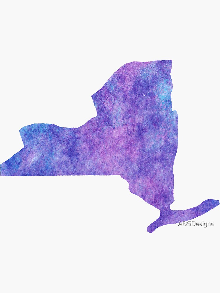 "New York" Sticker for Sale by ABSDesigns | Redbubble