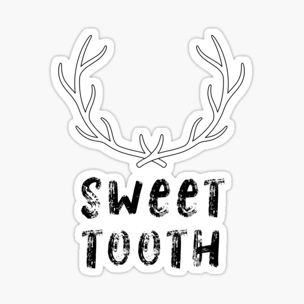 "Sweet Tooth Vintage Art" Sticker for Sale by ecdato | Redbubble