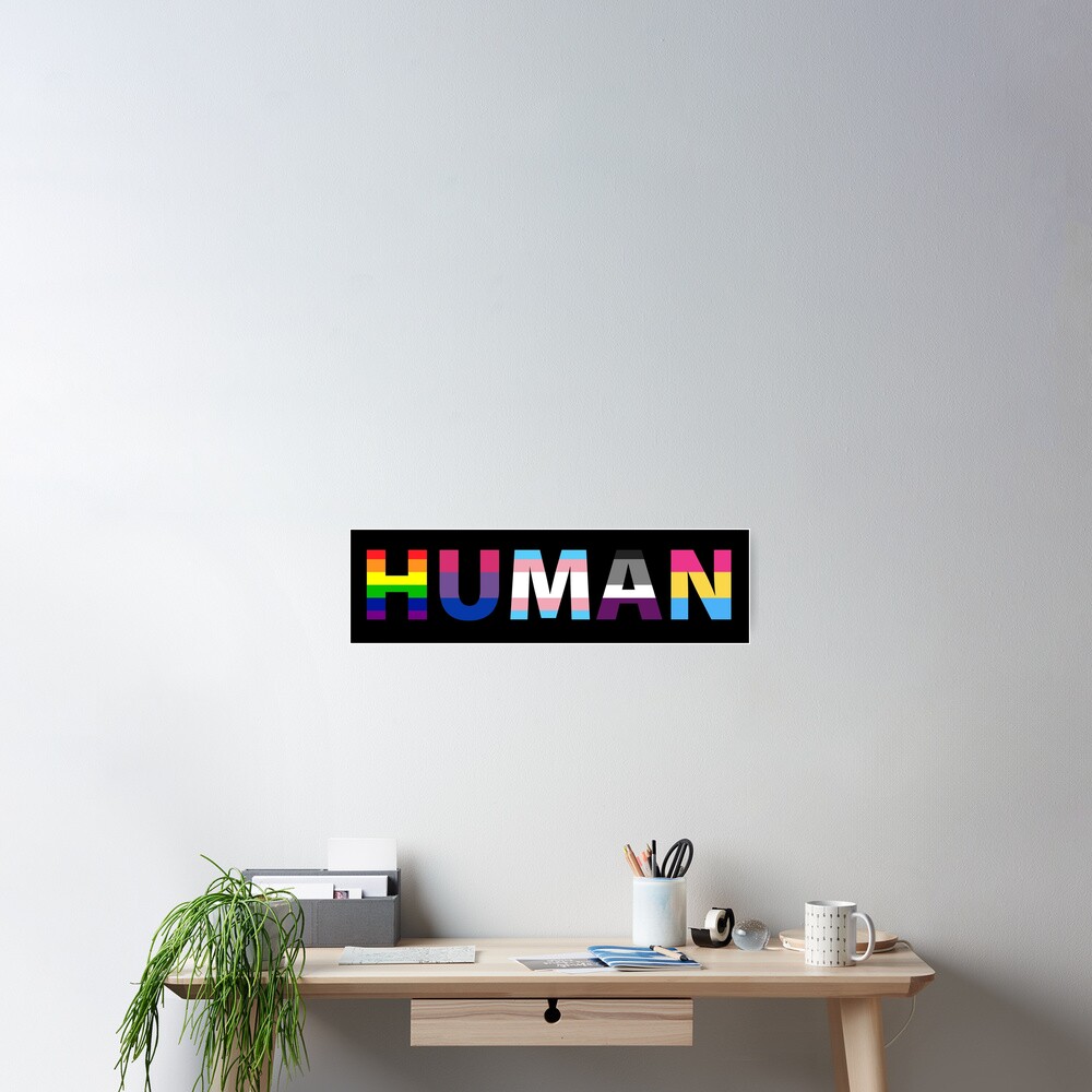 "Human Pride Flags - We Are All Human - Rainbow, Pride, Human After All ...