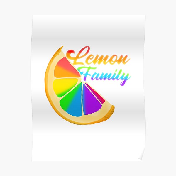 "Lemon Cult - Lemon Family Pride Design" Poster by apexofreality ...