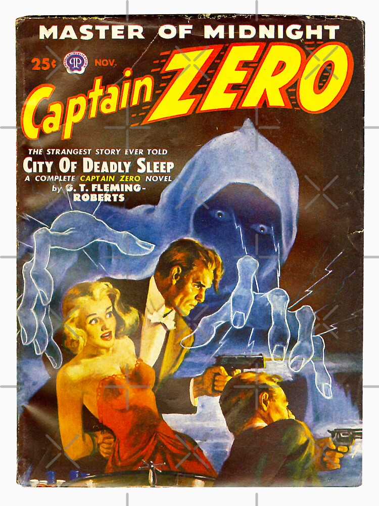 "City of Deadly Sleep – Captain Zero Retro Vintage Sci-Fi Pulp Fiction ...
