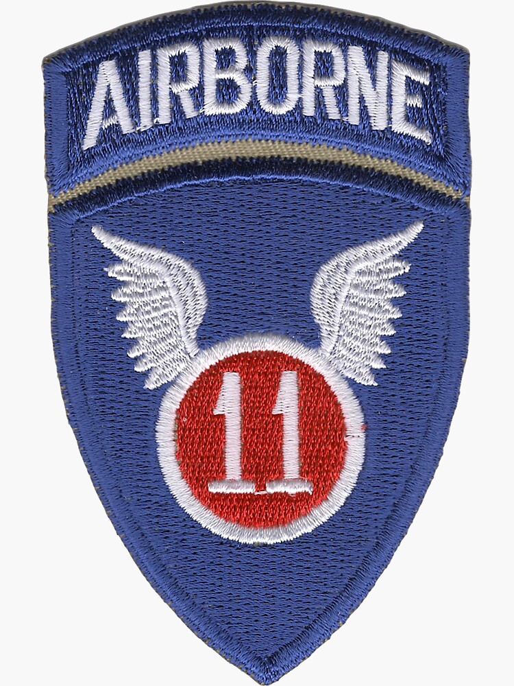 "11TH AIRBORNE DIVISION" Sticker for Sale by militarygifts | Redbubble