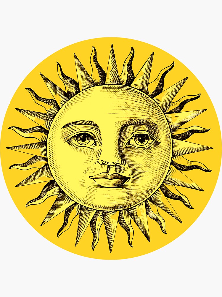 "Sun Disc - Sol Invictus" Sticker for Sale by DylanHampshire | Redbubble