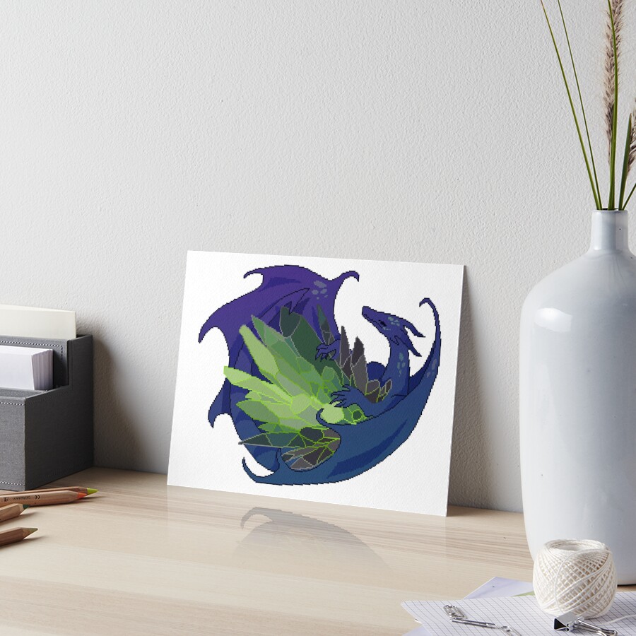 "Loveless Aromantic Flag LGBT Pride Dragon (Requested)" Art Board Print ...