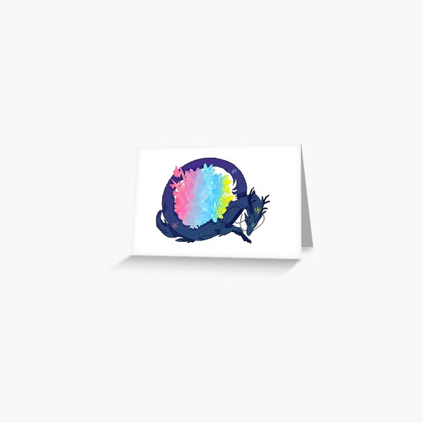 Genderflux Flag Lgbt Pride Dragon Requested Greeting Card By