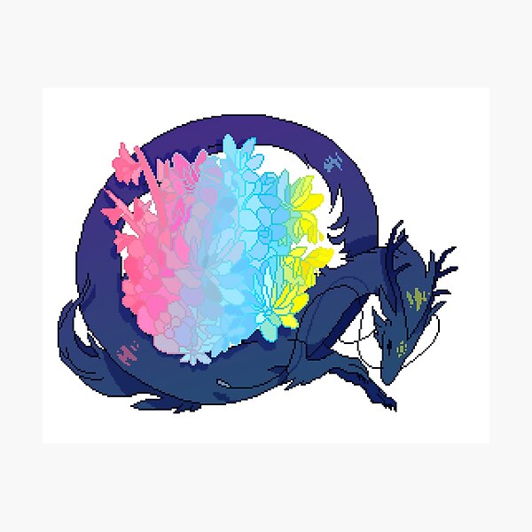 Genderflux Flag Lgbt Pride Dragon Requested Photographic Print For