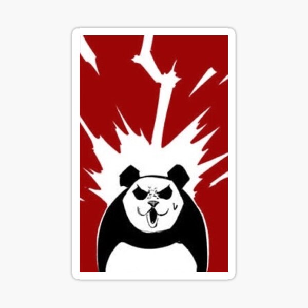 "Panda is not a Panda" Sticker by lookatmyvansman | Redbubble