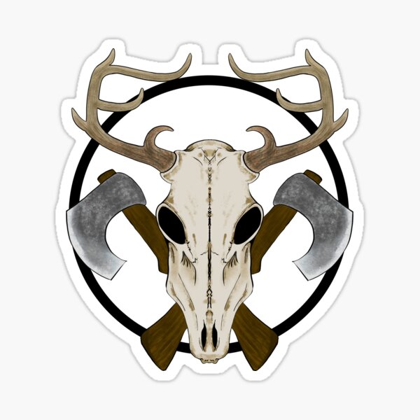 "Wendigo" Sticker for Sale by MadLocke | Redbubble