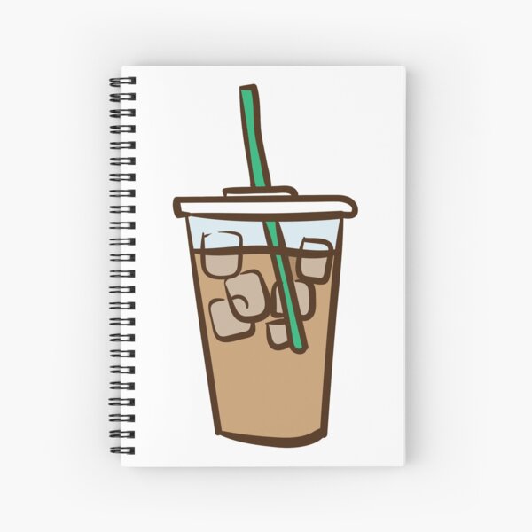 "Iced Coffee 1" Spiral Notebook by lawjfree | Redbubble