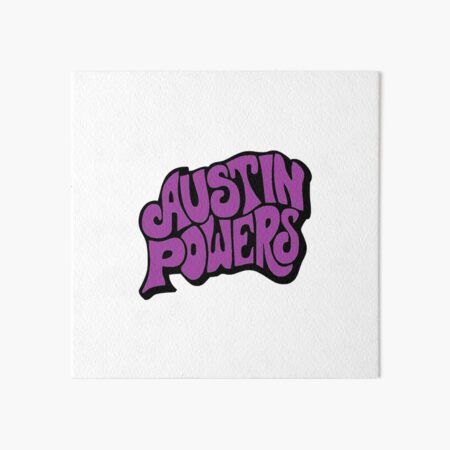 "Austin Powers Logo" Art Board Print for Sale by designedbylils | Redbubble