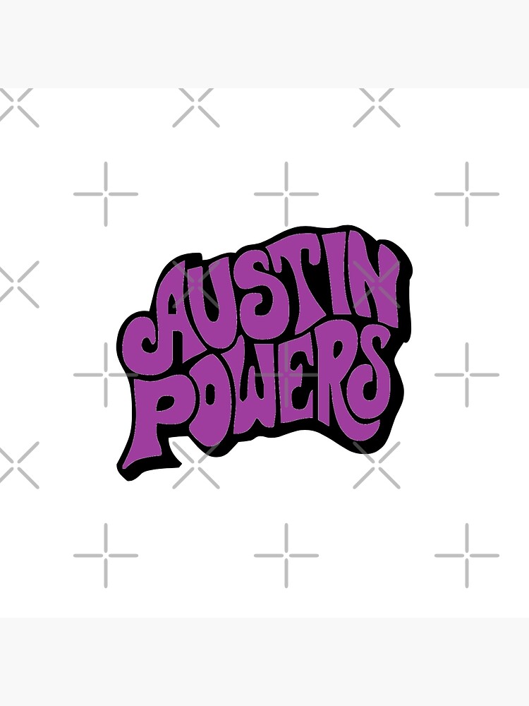 "Austin Powers Logo" Art Print for Sale by designedbylils | Redbubble