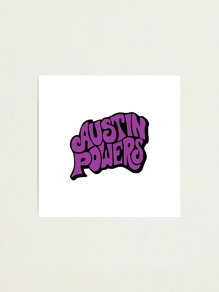 "Austin Powers Logo" Photographic Print for Sale by designedbylils ...