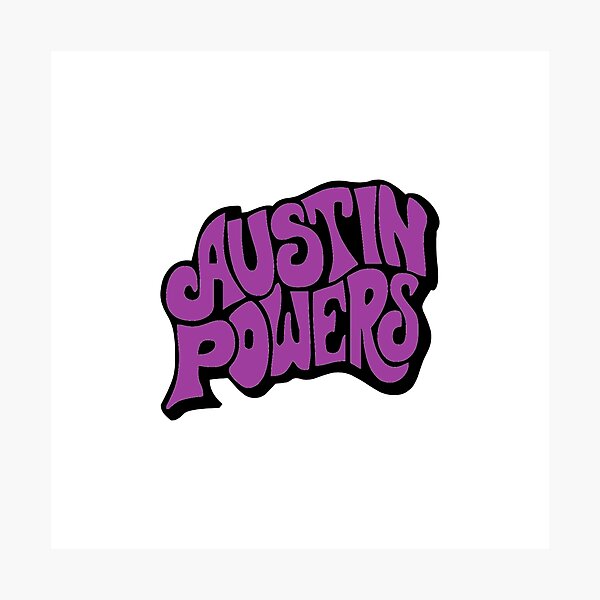 "Austin Powers Logo" Photographic Print for Sale by designedbylils ...