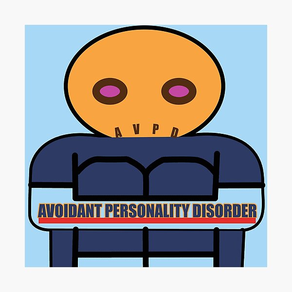 Lámina fotográfica «Trastorno de personalidad por evitación dibujos ...