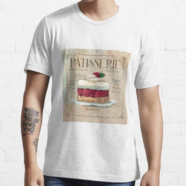 "French Pastry Patisserie Vintage look" T-shirt by FionaStokes ...