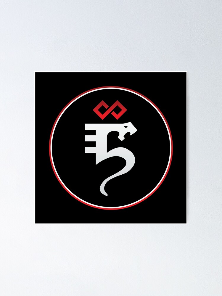 Póster «Runa 1 de la serpiente eldar del mundo astronauta» de theWebway ...