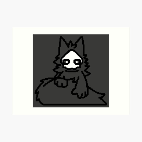 "Changed - Puro Sitting Tail Sprite" Art Print for Sale by KonkeyZhong ...