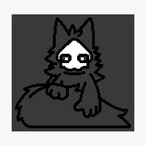 "Changed - Puro Sitting Tail Sprite" Photographic Print by KonkeyZhong ...