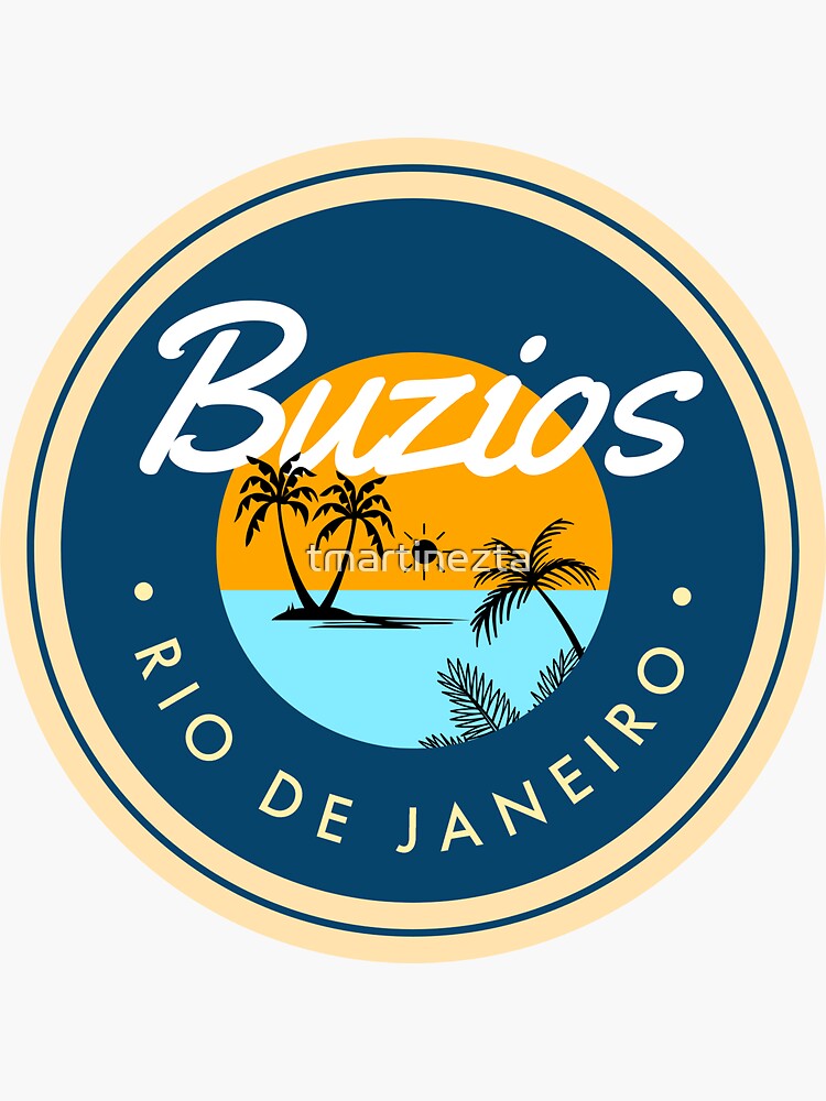 "Buzios Rio de Janeiro, Brazil" Sticker for Sale by tmartinezta | Redbubble