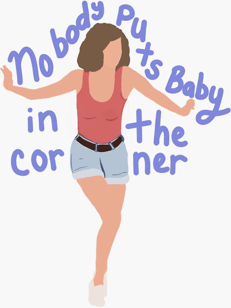 "Dirty Dancing Baby" Sticker for Sale by jadedierenfeldt | Redbubble