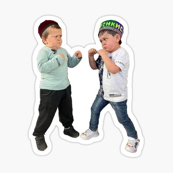 "Hasbulla Magomedov Mini Khabib Meme" Sticker von KasbahArt | Redbubble