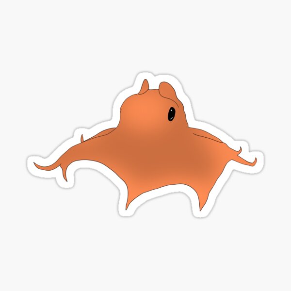"Dumbo Octopus" Sticker for Sale by NancyMaeDesgins | Redbubble