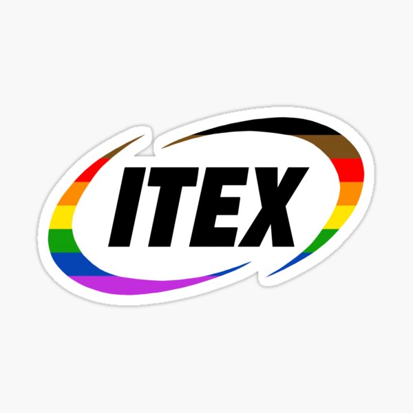 "Pride Itex Logo - Gay" Sticker by aviandalek | Redbubble